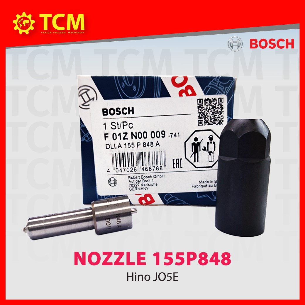 BOSCH , BH-F-01Z-N00-009-CR Diesel Nozzle DLLA155P848 + NUT BH-F-01Z ...